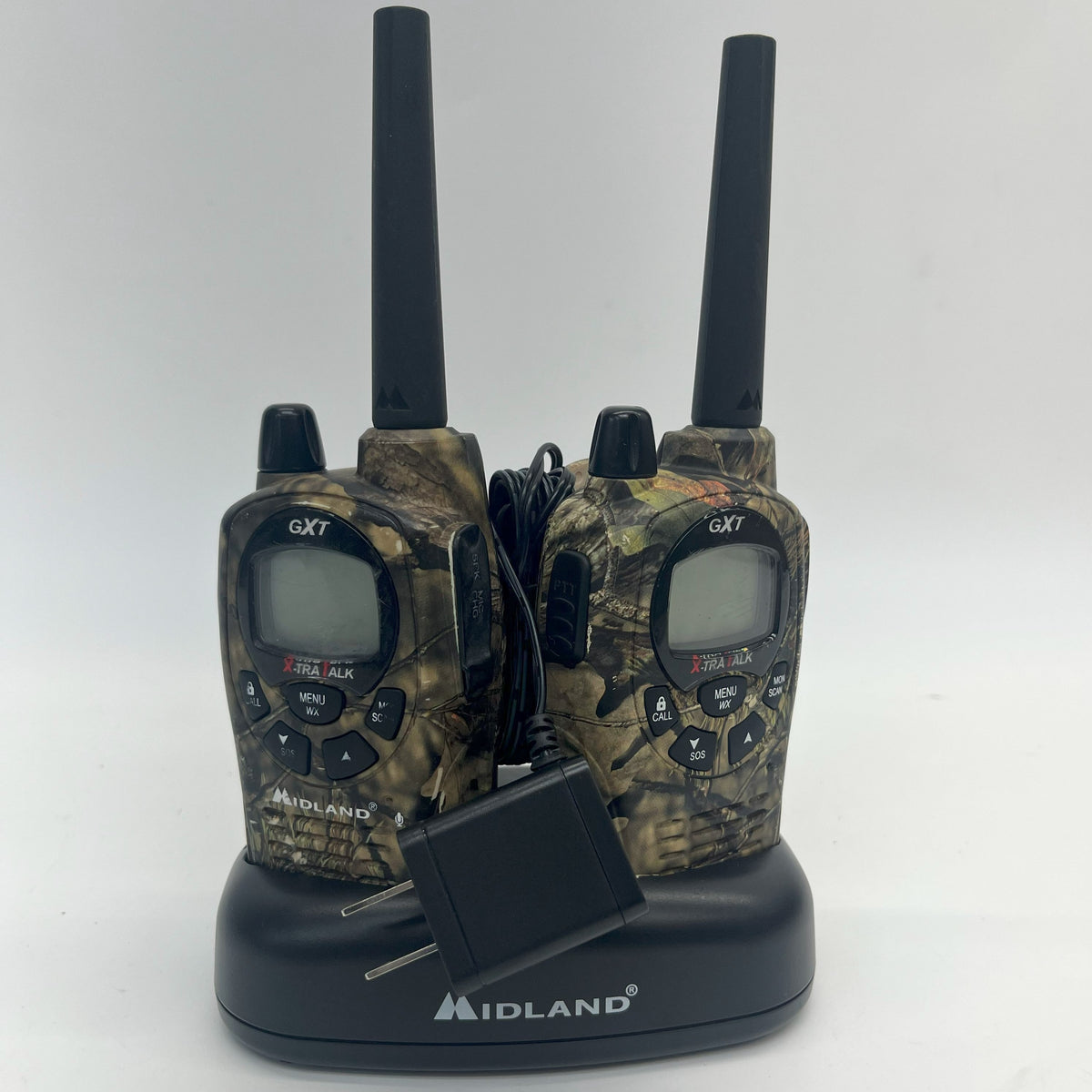 Midland GXT1050VP4 Oak Camo FRS Radios with Charger — HaloidSolutions.com