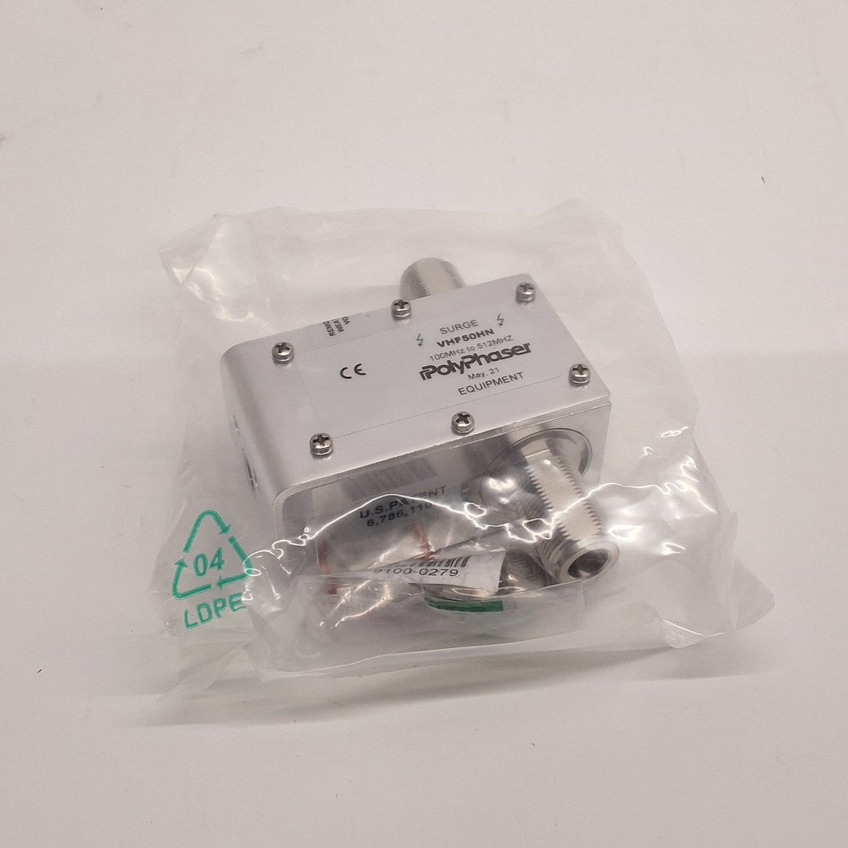 PolyPhaser VHF50HN-MA N-Type VHF Coaxial RF Lightning Surge Protector ...