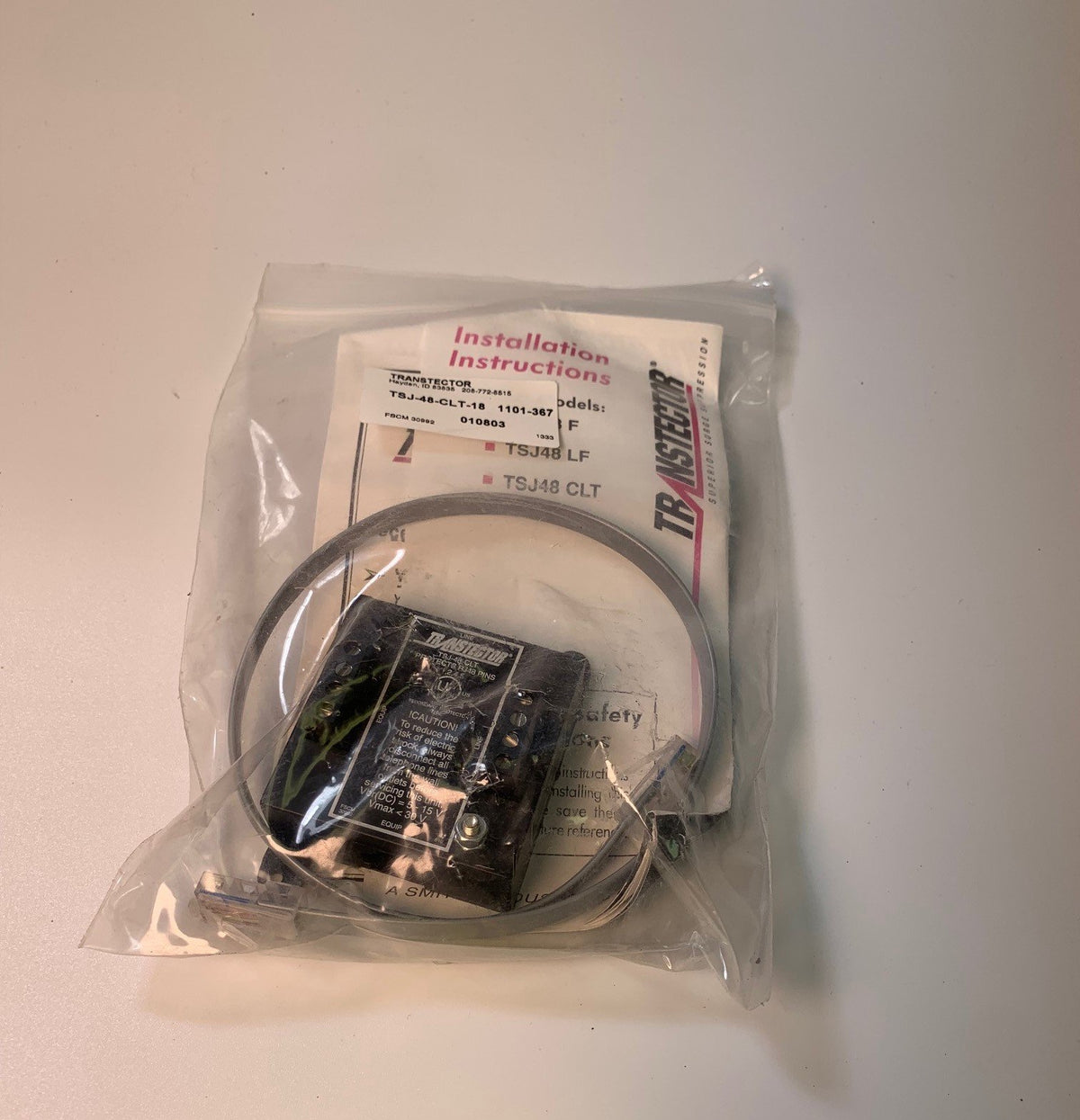 Transtector TSJ-48-CLT-18 Surge Protection 48 VDC - TSJ-48-CLT ...