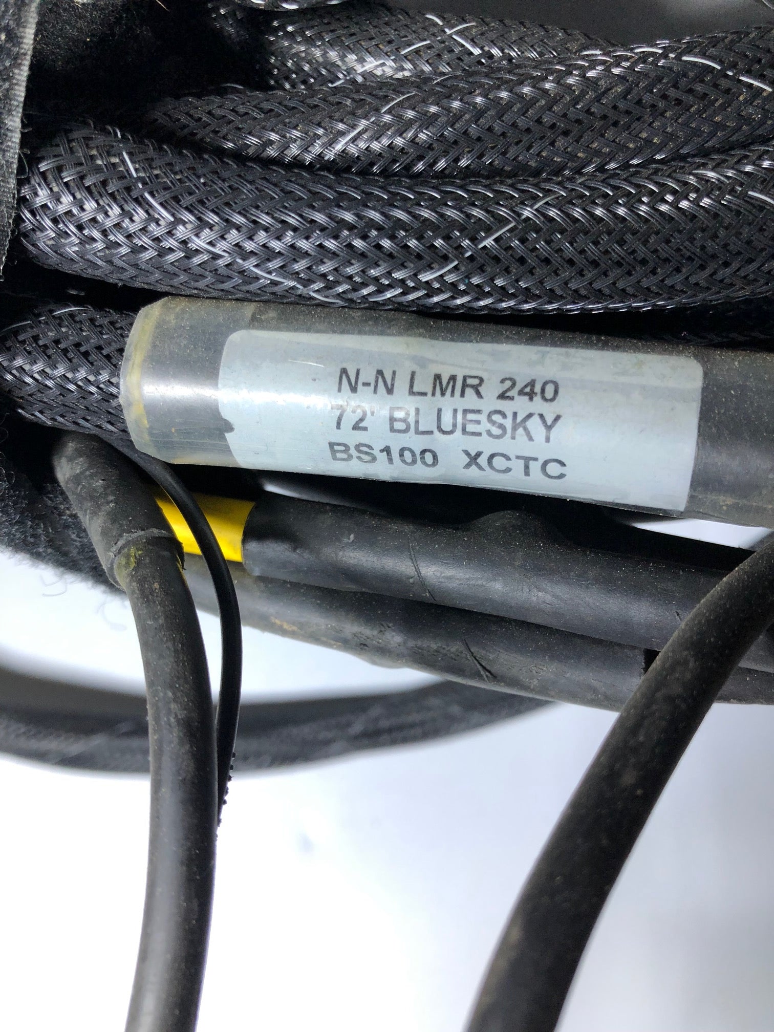 BLU SKY 72' 3-CABLES IN ONE - BS100 TRIPLE N-MALE TO N-MALE CABLE LMR ...